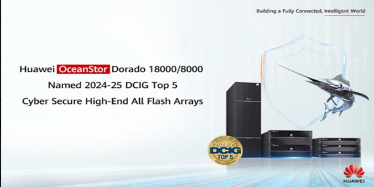 Huawei OceanStor Dorado Named One of DCIG Top 5 Cyber Secure High-End ...