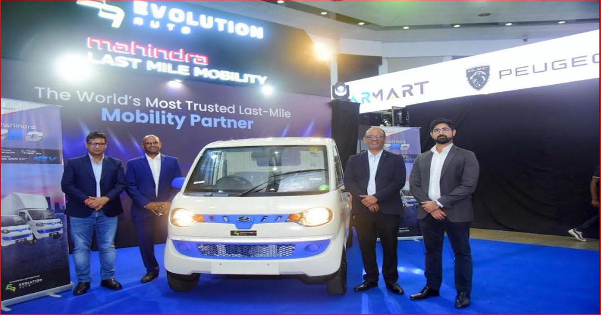 Evolution Auto Unveils the Mahindra ZEO Electric Commercial Transport ...